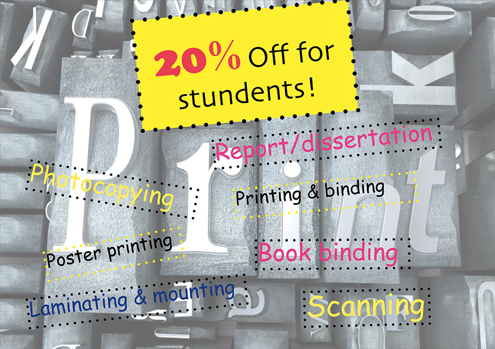 Student Printing – Print Farringdon